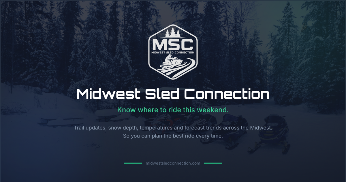 Midwest Sled Connection - Real-Time Snowmobile Trail Conditions
